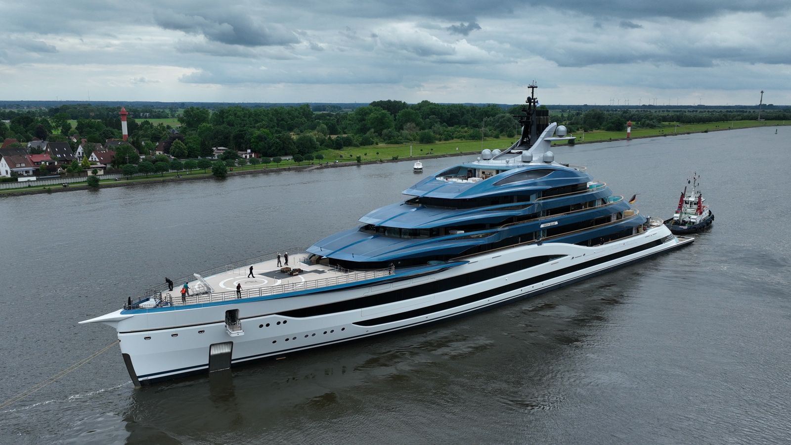 The largest superyacht launches of 2025 by country